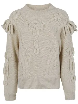 MARANT ETOILE Sweater Roundneck "katria - Beige