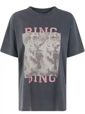 ANINE BING T-shirt Graphic "cade - Black