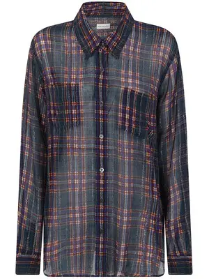 DRIES VAN NOTEN Shirt Plaid "cheers"