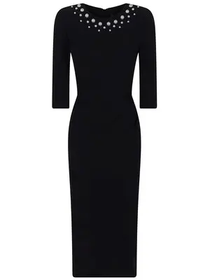 Chiara Boni La Petite Robe Dress Midi Zip "shire - Black