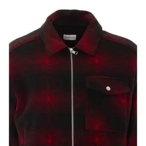 Moncler Checked Jersey Zip Jacket