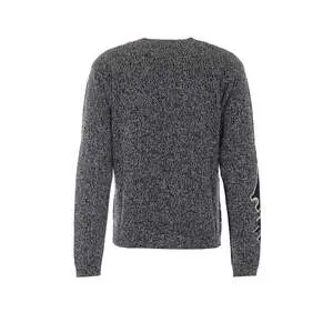 Valentino Garavani Animal Print Sweater - Gray