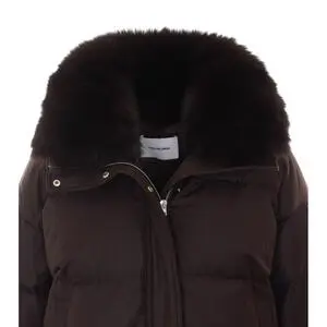 YVES SALOMON Doudoune Down Jacket - Brown