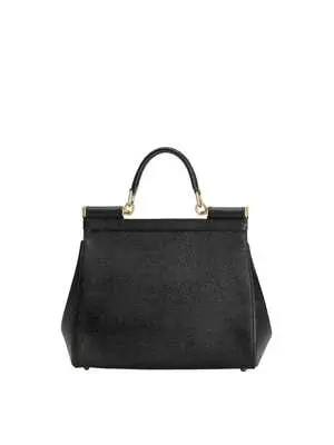 Dolce & Gabbana Large Sicily Tote Bag - Black