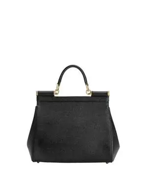 Dolce & Gabbana Large Sicily Tote Bag - Black