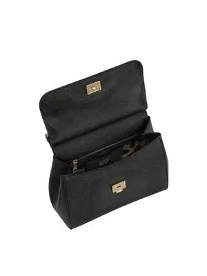 Dolce & Gabbana Large Sicily Tote Bag - Black