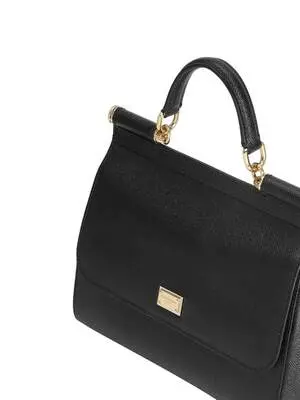 Dolce & Gabbana Large Sicily Tote Bag - Black