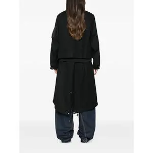 Sacai Military Coat - Black