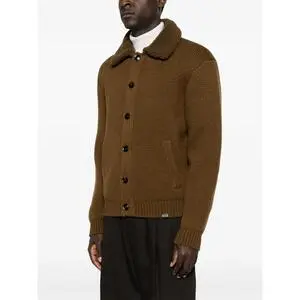 TOM FORD Chunky Knit Cashmere Cardigan - Brown
