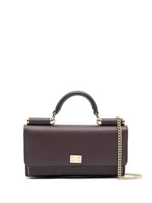 Dolce & Gabbana Bag With Chain And Logo Plaque