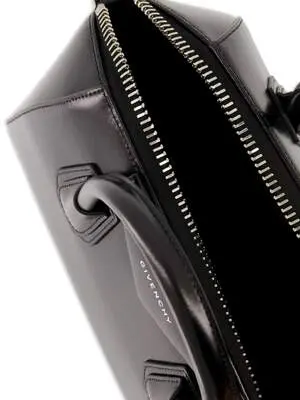 Givenchy Small Antigona Handbag In Leather - Black