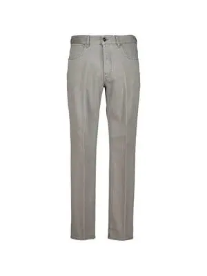 Givenchy Straight-leg Jeans With Logo - Gray