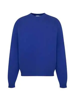 JIL SANDER Long-sleeve Crew-neck Sweatshirt - Blue