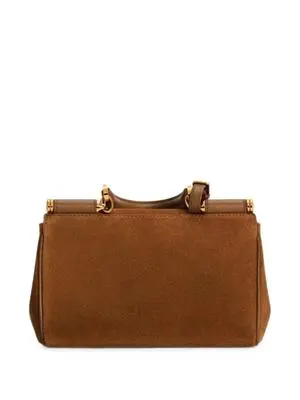 Dolce & Gabbana Suede Top Handle Bag