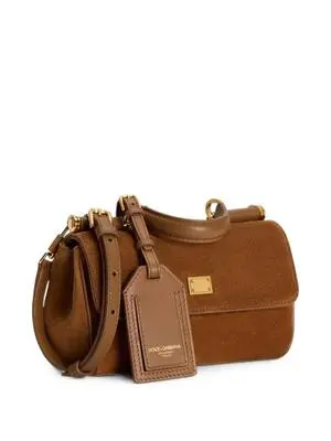 Dolce & Gabbana Suede Top Handle Bag