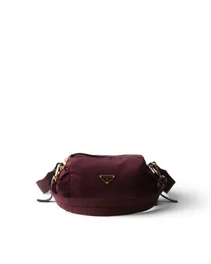 Prada Explore Small Re-nylon And Leather Shoulder Bag - Red