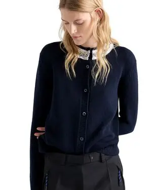 Prada Wool And Cashmere Cardigan