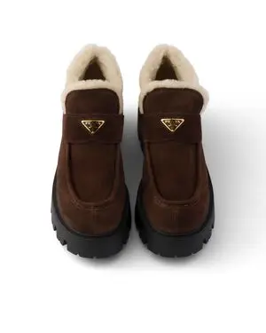 Prada Suede Loafers