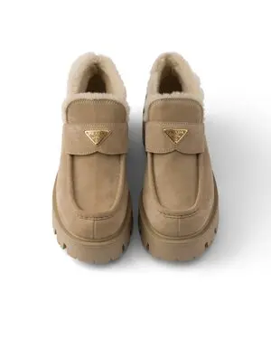 Prada Suede Loafers