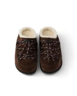Prada Suede Mules