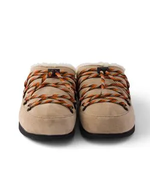Prada Suede Mules