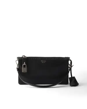 Prada Nappa Leather Pouch - Black