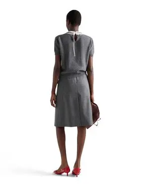 Prada Short-sleeved Wool And Cashmere Sweater