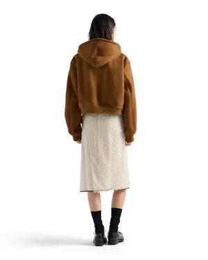 Prada Hooded Shearling Jacket