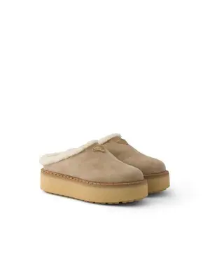Prada Suede Slippers