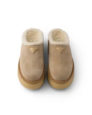 Prada Suede Slippers