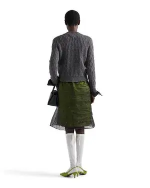 Prada Wool And Alpaca Cardigan