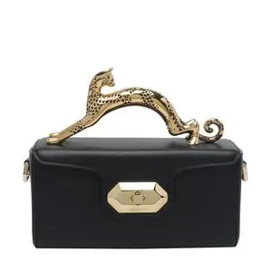 LANVIN Nano Pencil Cat Handbag - Black