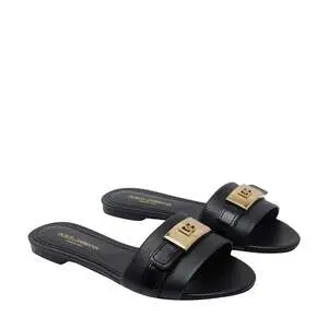 Dolce & Gabbana Logo Slide Sandals