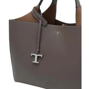 TOD'S Di Reverse Leather Tote Bag