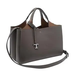 TOD'S Di Reverse Leather Tote Bag - Green