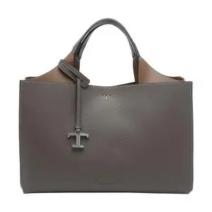 TOD'S Di Reverse Leather Tote Bag - Green