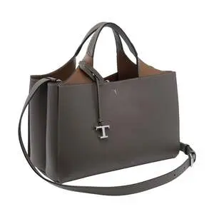 TOD'S Di Reverse Leather Tote Bag - Green