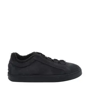 TOD'S Pashmy Suede Sneakers - Black