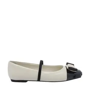 FERRAGAMO Zina Ballerinas - Black