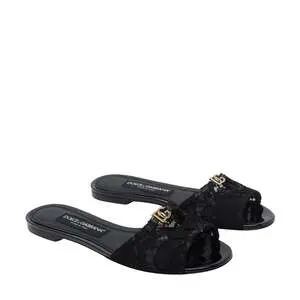 Dolce & Gabbana Lace Flat Sandals