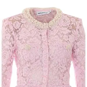 SELF-PORTRAIT Lace Long Sleeves Top