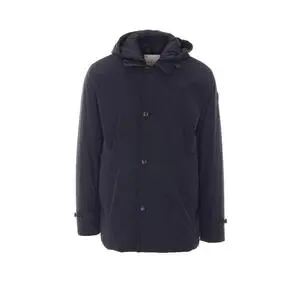 Moncler Everine Short Parka - Blue