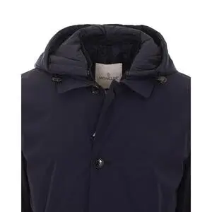 Moncler Everine Short Parka - Blue