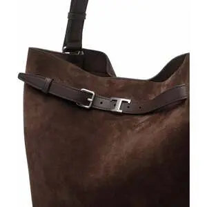 TOD'S Medium Tim Suede Hobo Bag