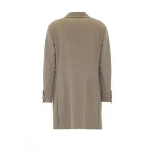 Brunello Cucinelli Wool Long-sleeve Coat