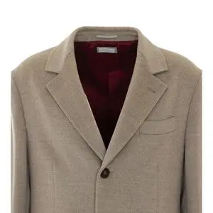 Brunello Cucinelli Wool Long-sleeve Coat