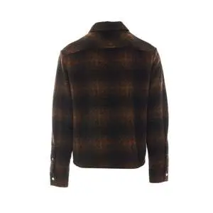 Moncler Checked Jersey Zip Jacket