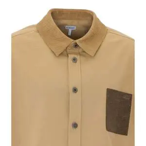 Loewe Logo Anagram Overshirt - Cream