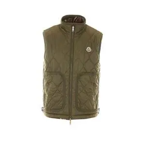 Moncler Reversible Paisley Print Teddy Fleece Padded Vest
