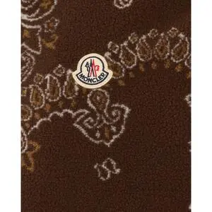 Moncler Reversible Paisley Print Teddy Fleece Padded Vest